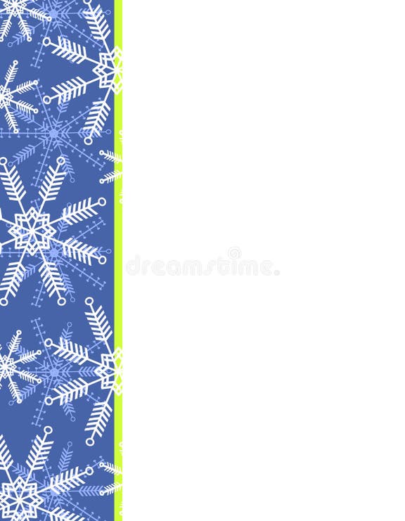 Snowflake Page Border Stock Illustrations – 2,241 Snowflake Page Border ...