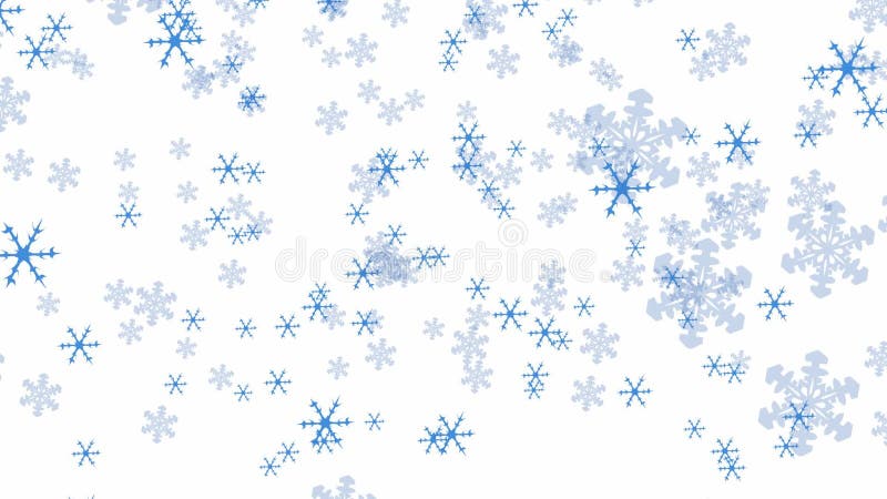 Snowflakes Falling in Winter Scene Footage Capturing Gentle Movement ...