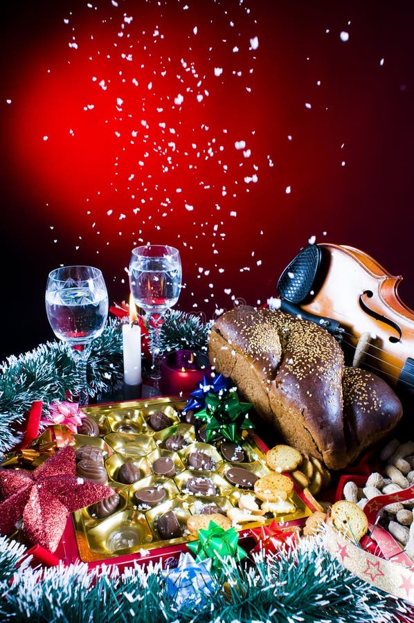 Christmas Objects Still Life Stock Photo - Image of cheery, decorated ...