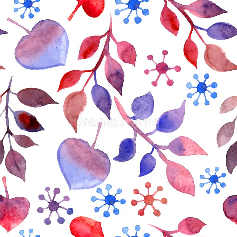 Snowflakes and foliage stock vector. Illustration of water - 46904991