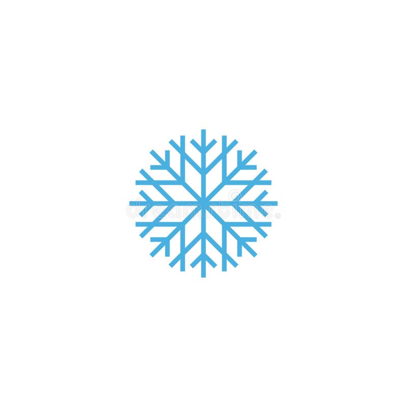 Snowflakes Logo stock vector. Illustration of christmas - 163814270