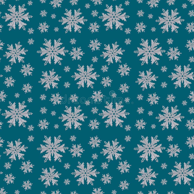 Snowflakes Seamless Pattern. Winter. Vector. Background for Wallpaper ...