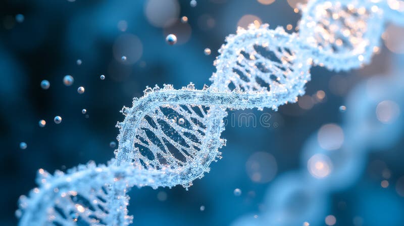 Snowflakes Spiral Like DNA, Floating Gracefully in Zero Gravity ...