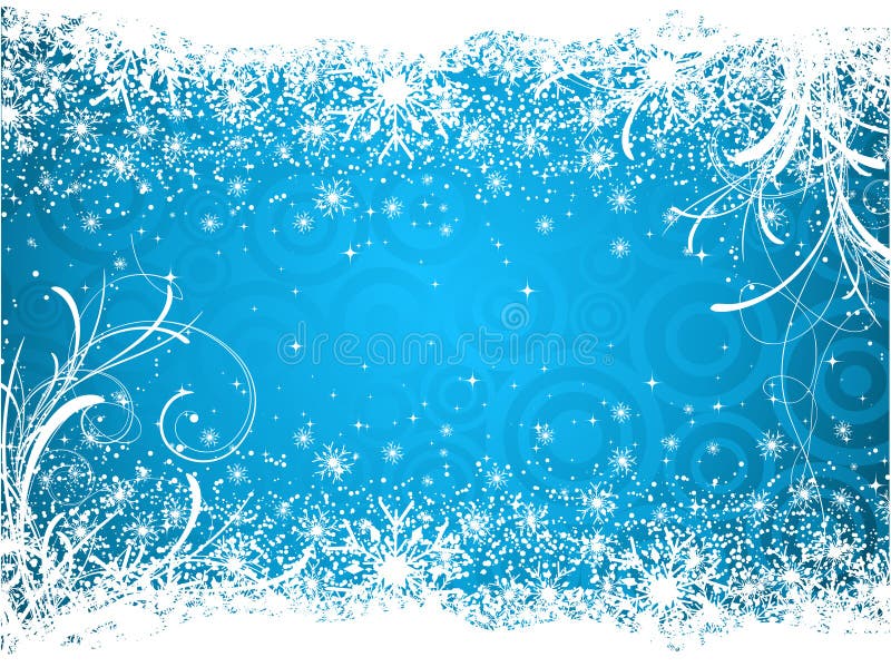 Snowflakes and stars stock vector. Illustration of snowflake - 11967398