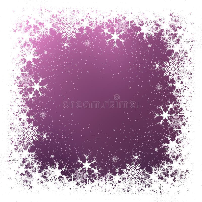 Snowflakes and stars stock illustration. Illustration of snowflakes ...