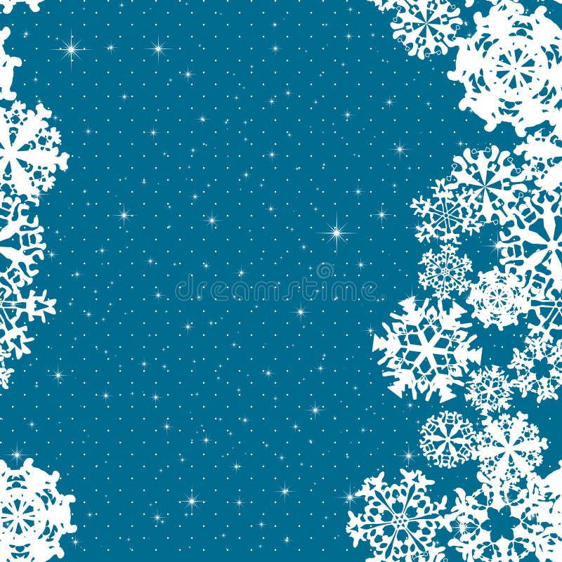 Snowflakes Winter Seamless Border, Seamless Texture, Endless Pattern ...
