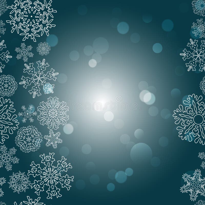 Snowflakes Winter Seamless Border, Seamless Texture, Endless Pattern ...