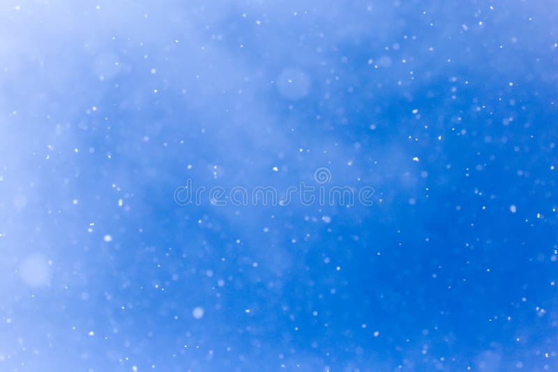 Snowing on a blue sky stock photo. Image of rime, beautiful - 96870208