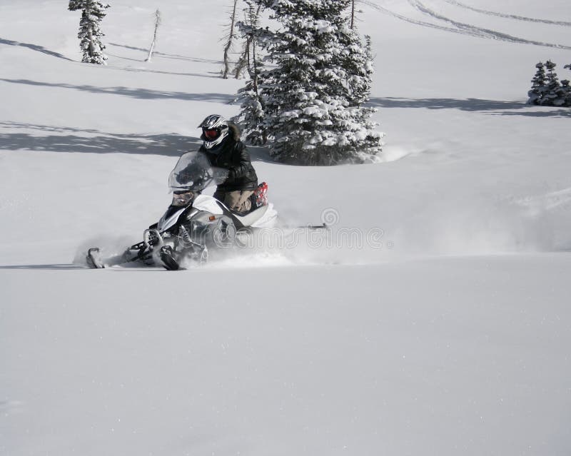 Snowmachine or Snowmobile Rider 9 Stock Photo - Image of winter, ride ...