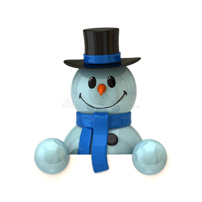 Smiley Snowman Character Stock Illustrations – 284 Smiley Snowman ...