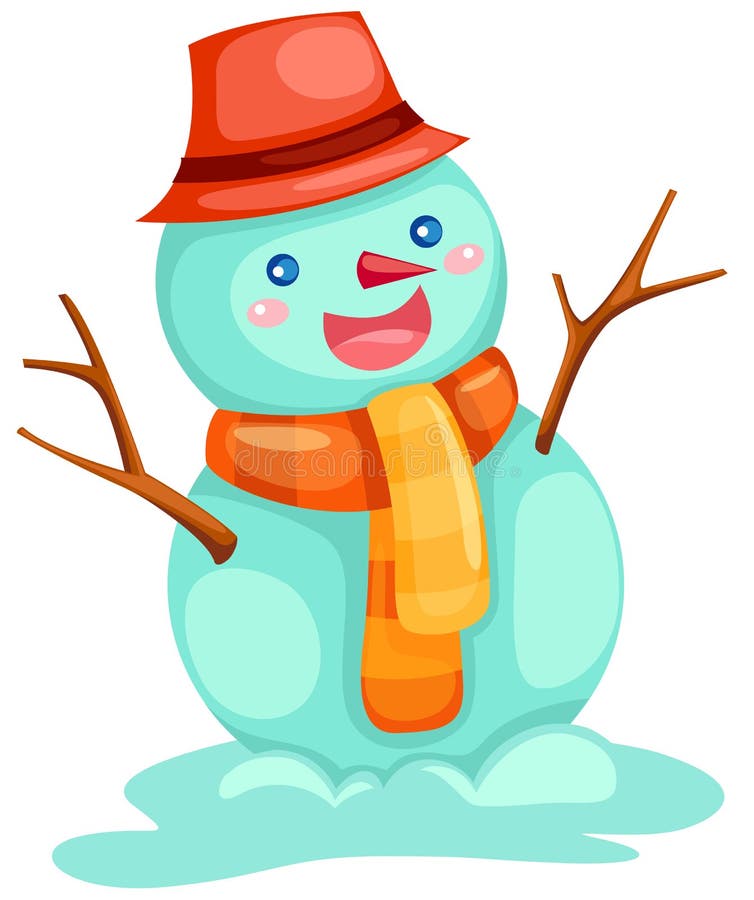 Man cleaning snow stock vector. Illustration of frost - 17279476