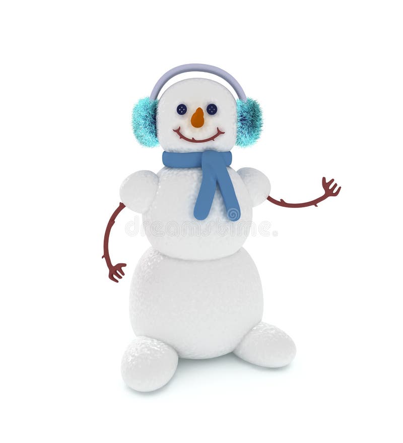 Snowman 2 stock illustration. Illustration of season, humor - 7153551