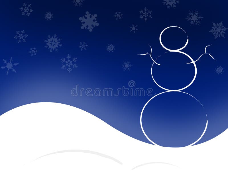 Snowman Abstract stock illustration. Illustration of peace - 4168792