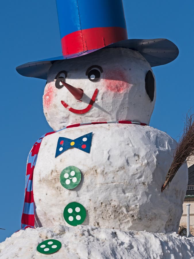 Snowman in Bavaria stock photo. Image of bishop, build - 50533948