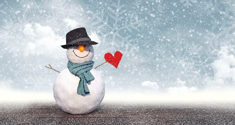 Snowman Heart Stock Illustrations – 5,753 Snowman Heart Stock ...
