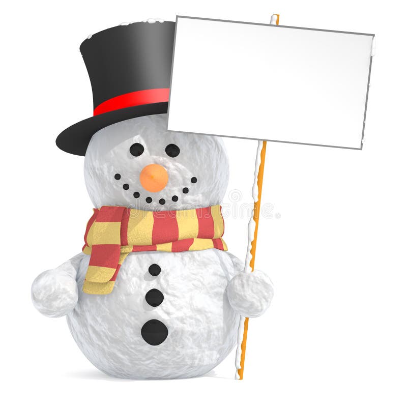 Snowman stock illustration. Illustration of smiling, frost - 45207318