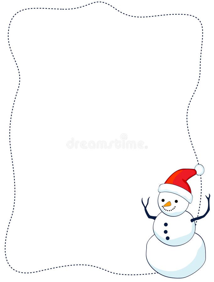 Snowman border / frame stock vector. Illustration of sandamali - 11413948