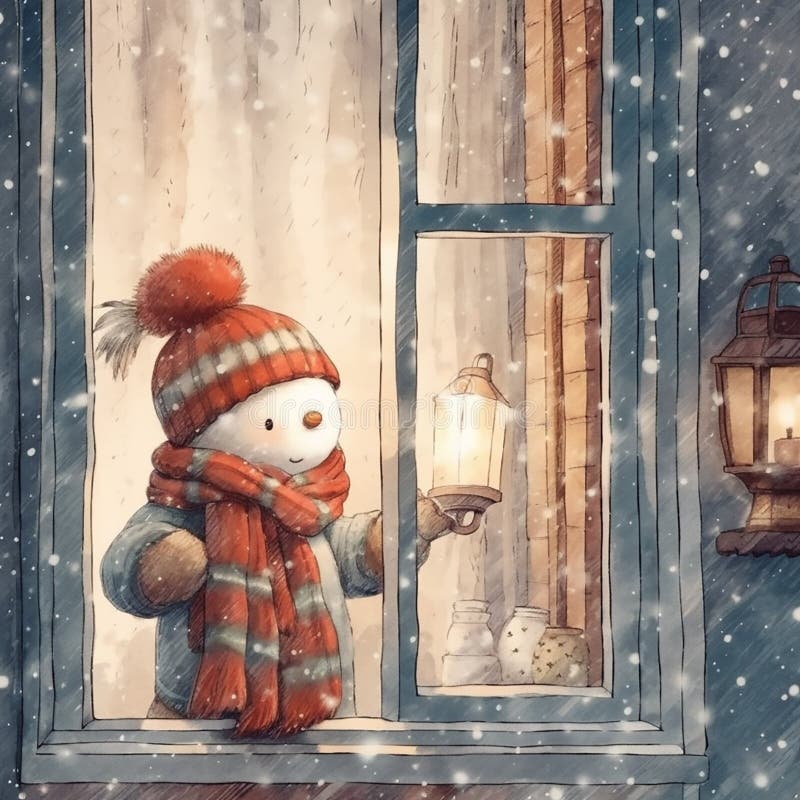 Snowman stock illustration. Illustration of xmas, festivel - 287345203