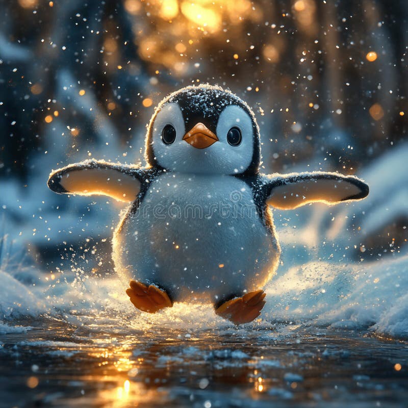 Snowman with a Carrot Nose and Button Eyes Stock Image - Image of ...