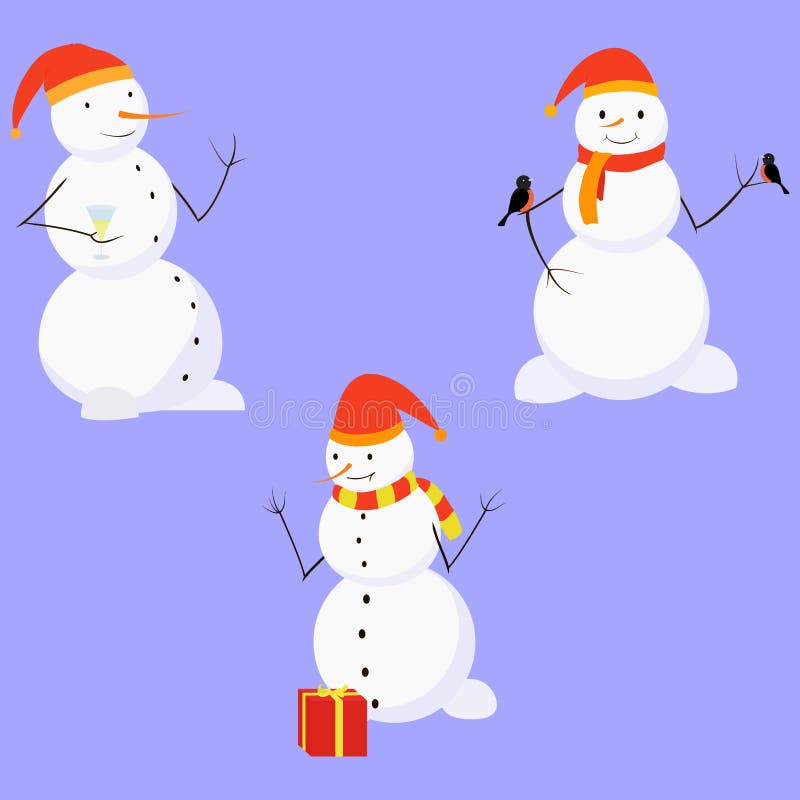 Snowman stock vector. Illustration of christmas, xmas - 46496296