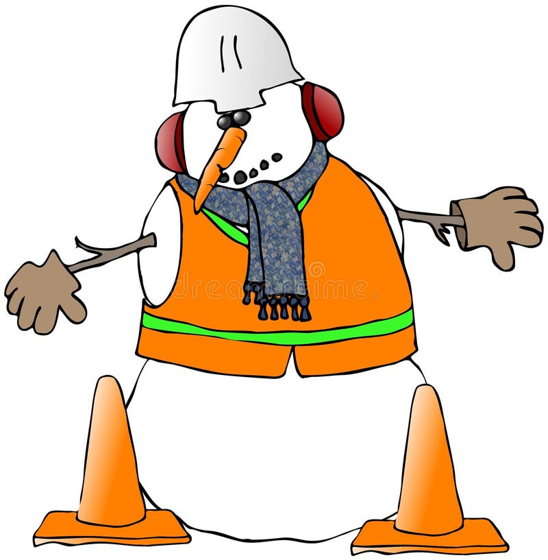 Construction Worker Cartoon - Free Photo from StockFreeImages
