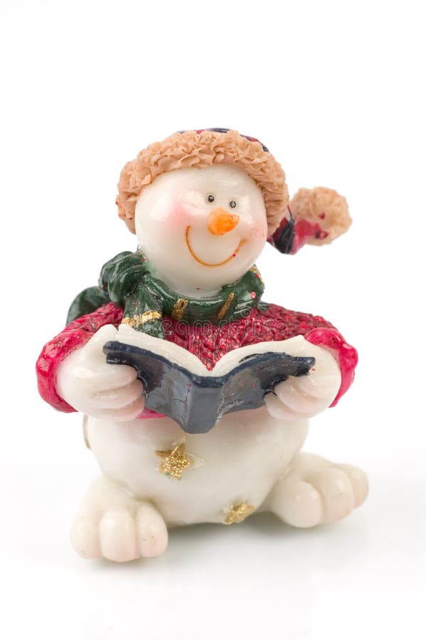 Snowman figures stock image. Image of seasons, presents - 1509709
