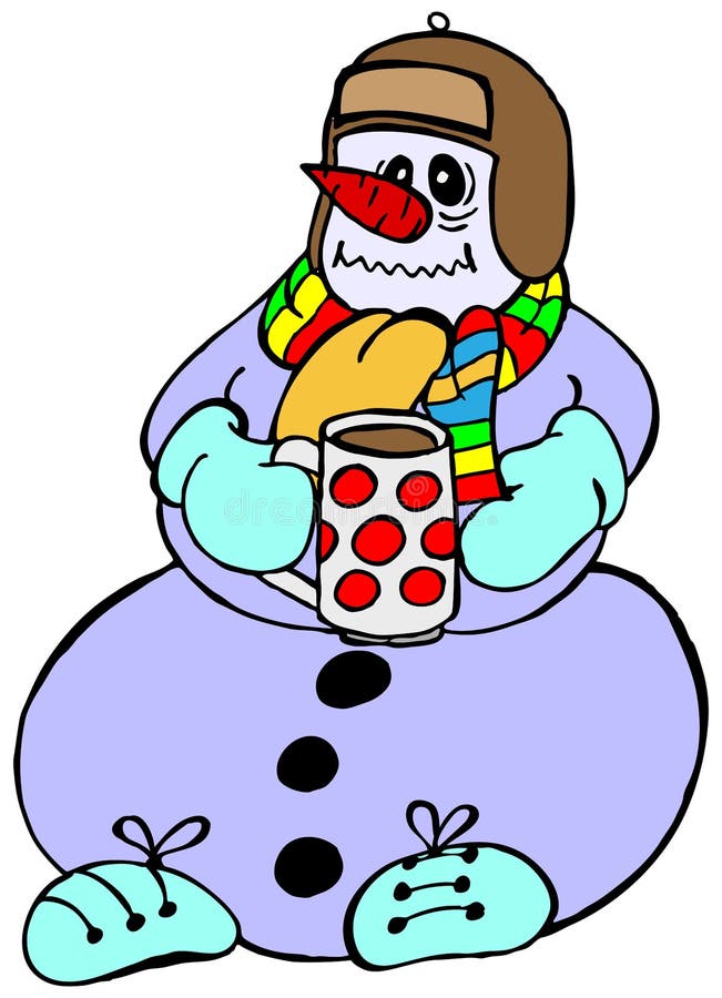 Sick snowman stock illustration. Illustration of healthcare - 34845783
