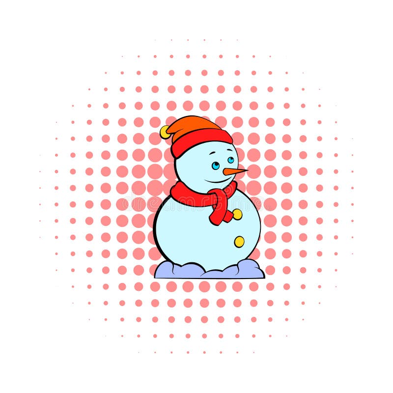 Snowman icon digital blue stock vector. Illustration of simple - 145372688
