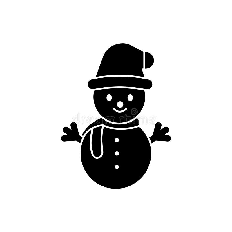 Snowman Icon. Winter Symbol. Design Vector Stock Vector - Illustration ...
