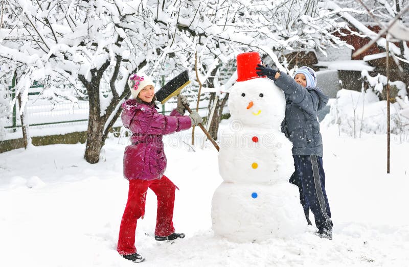 Snowmen Hugging Snow Stock Photos - Free & Royalty-Free Stock Photos ...