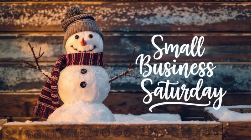 Snowman and a Light Dusting of Snow on Rustic Weathered Wood, Featuring ...