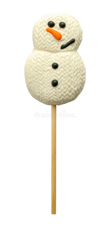 Snowman Lollipop stock image. Image of wood, christmas - 260900125