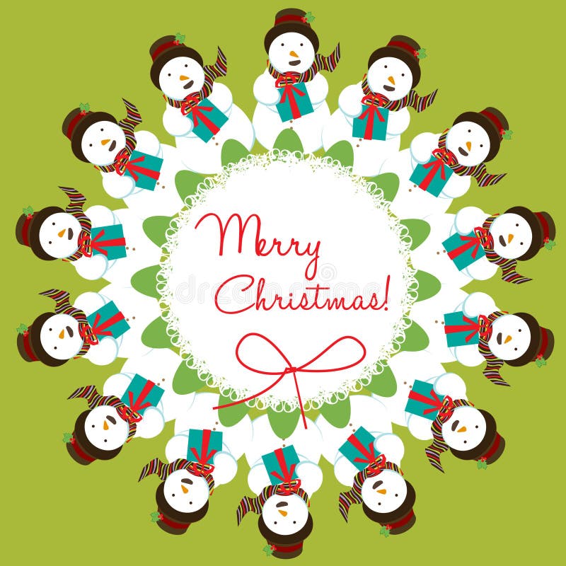 Snowman mandala decoration stock vector. Illustration of christmas ...