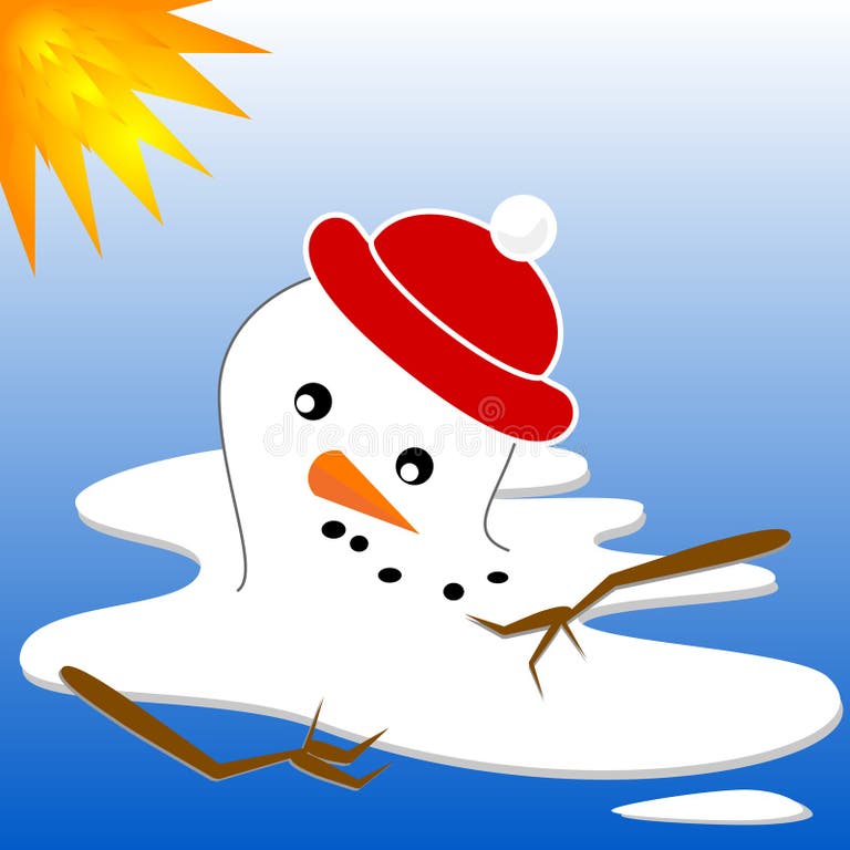 Melting Snowman Stock Illustrations – 293 Melting Snowman Stock ...