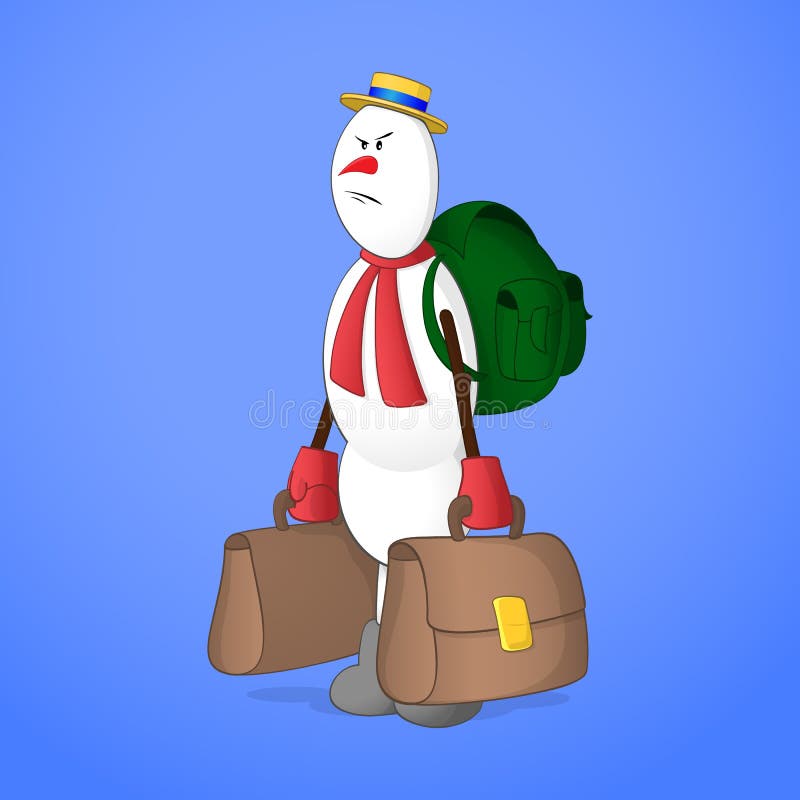 Serious Snowman Stock Illustrations – 120 Serious Snowman Stock ...
