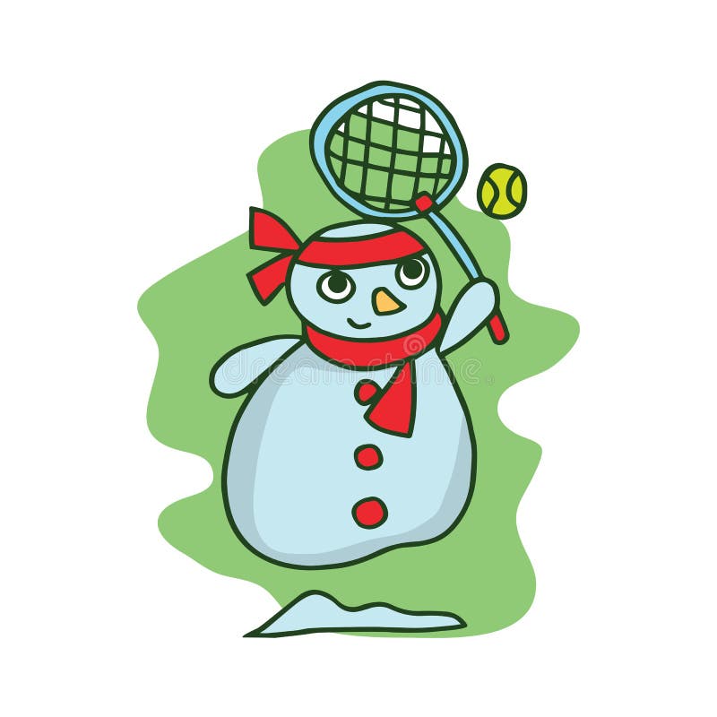 Snowman Style Character Vector Art Stock Vector - Illustration of ...