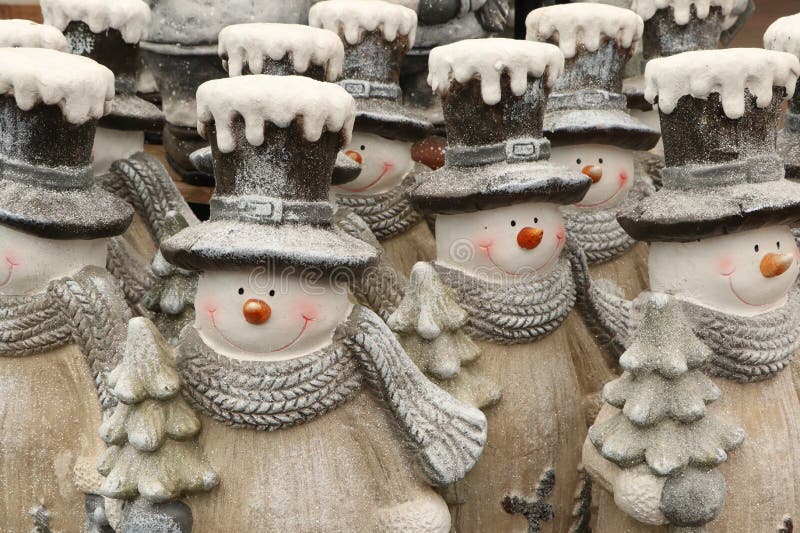 Snowmen Row Stock Photos - Free & Royalty-Free Stock Photos from Dreamstime