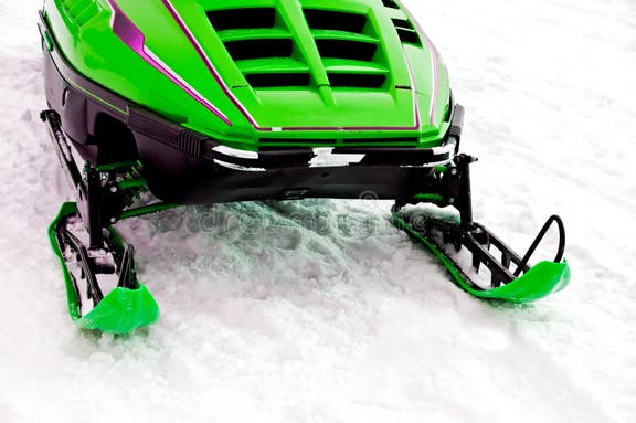 Snowmobile stock photo. Image of alpine, season, scooter - 4544722