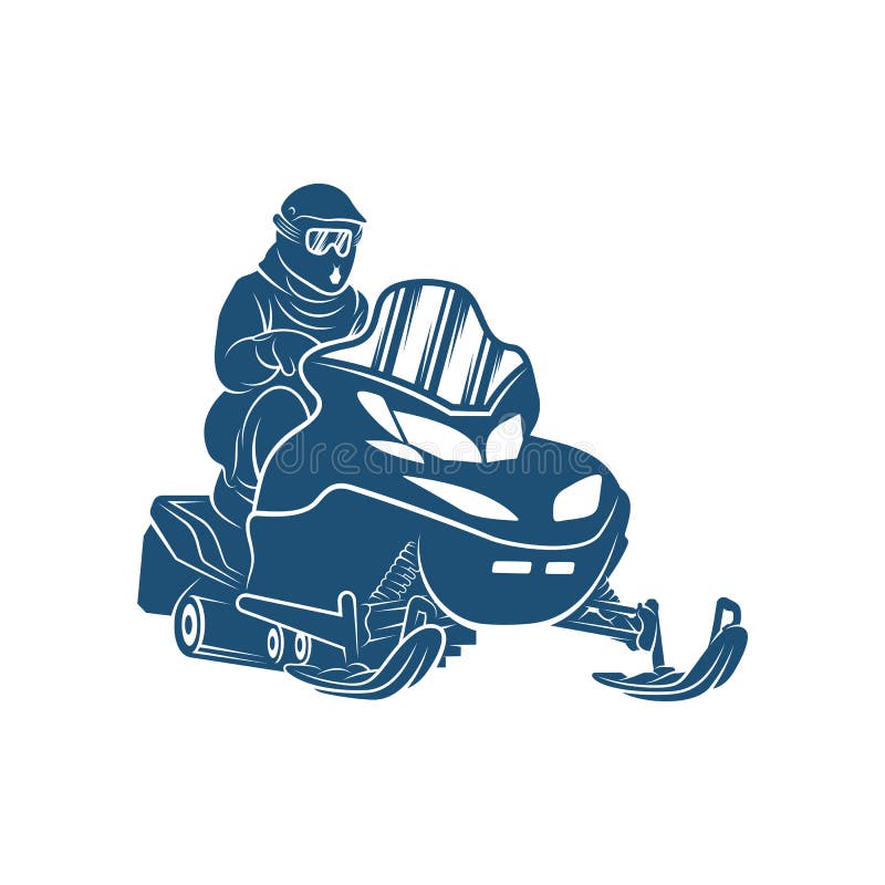 Snowmobile Design Vector Illustration, Creative Snowmobile Logo Design ...
