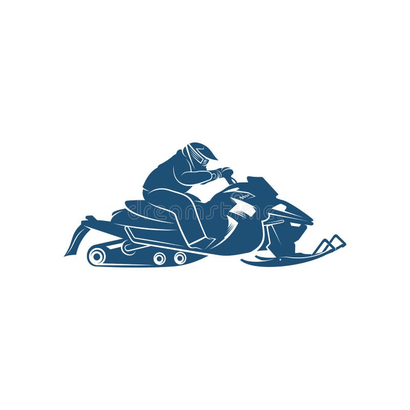 Snowmobile Design Vector Illustration, Creative Snowmobile Logo Design ...