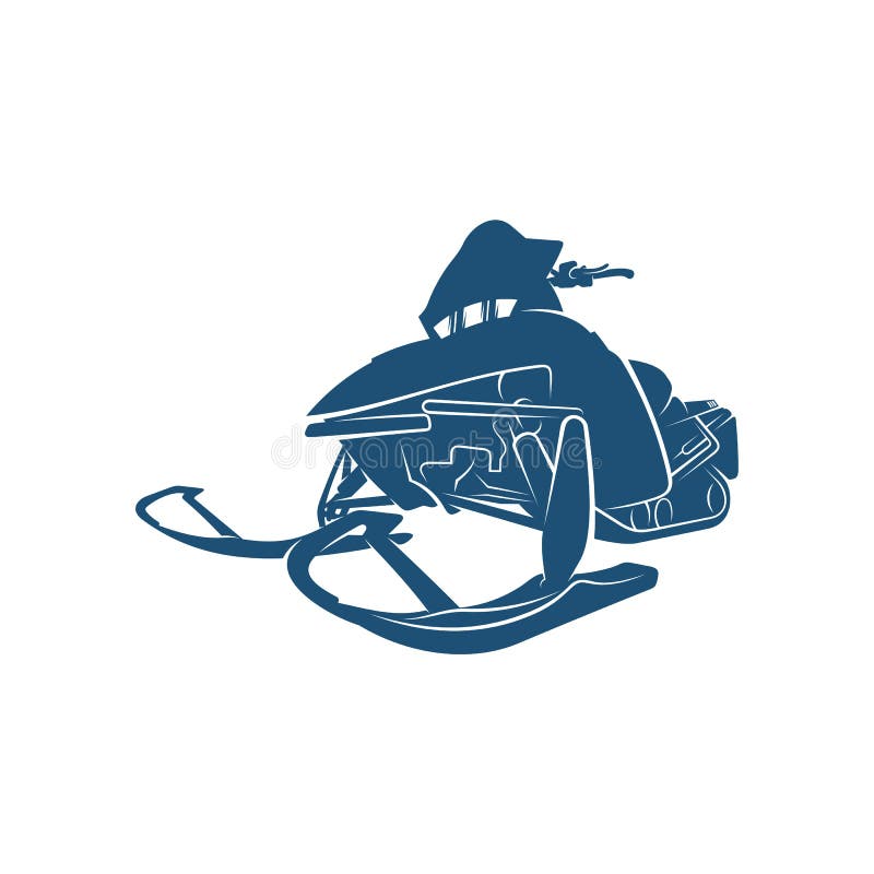 Snowmobile Design Vector Illustration, Creative Snowmobile Logo Design ...