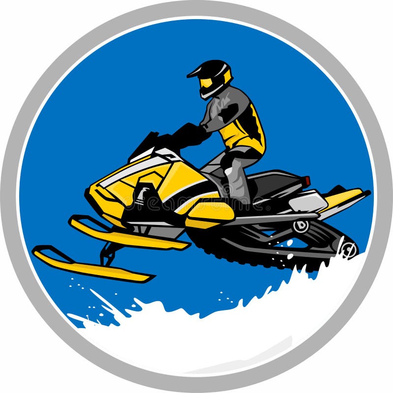 Snowmobile Trails Logo Design Vector Art Stock Vector - Illustration of ...