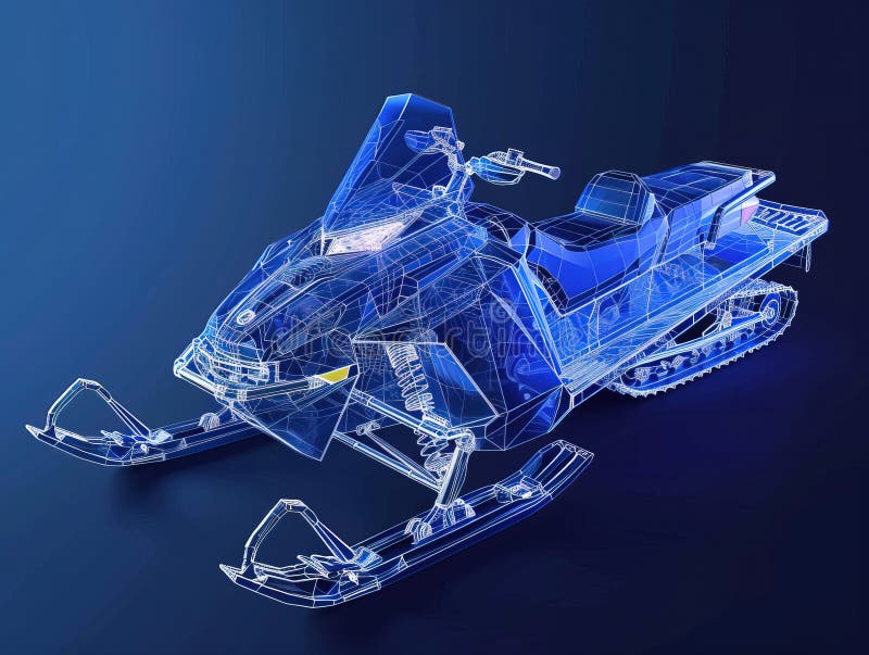 Snowmobile Visualization with Augmented Reality Transparent Snowmobile ...