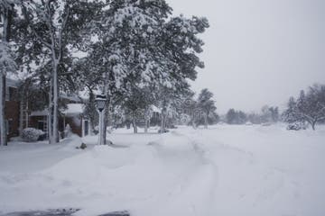 Snowpocalypse 8 editorial image. Image of coast, blizzard - 17801530