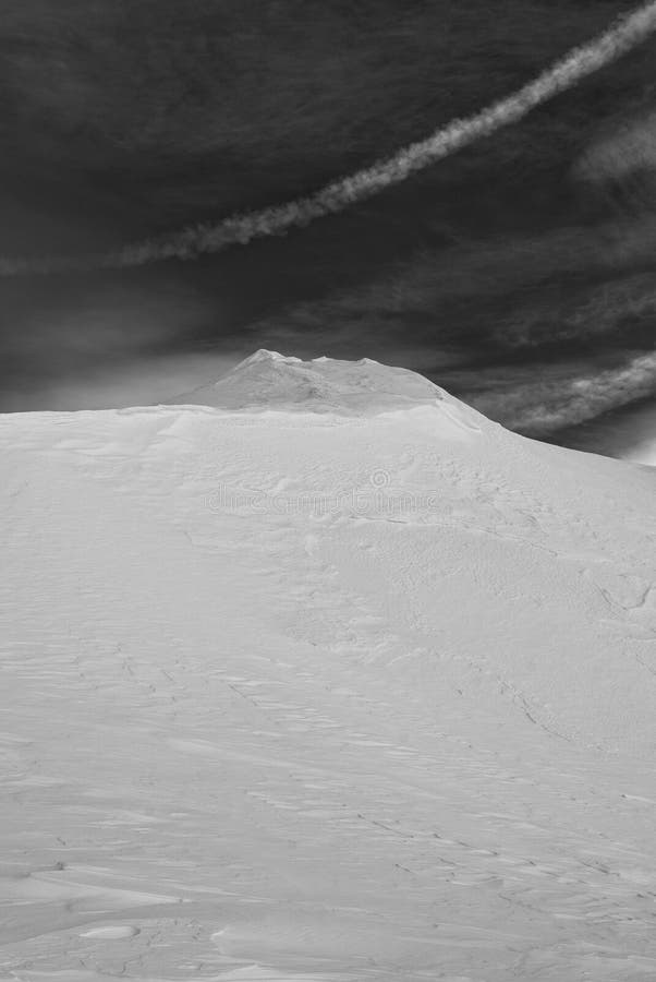Snowscape mountain stock photo. Image of eiger, chamonix - 52634054