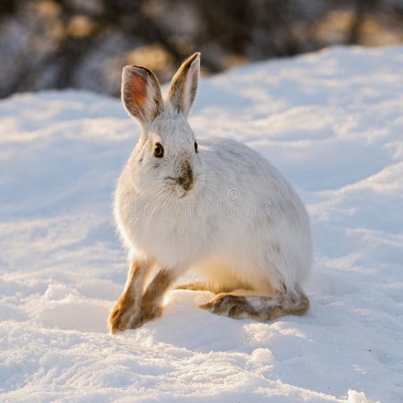 Snowshoe Hare stock image. Image of ontario, americanus - 29266059