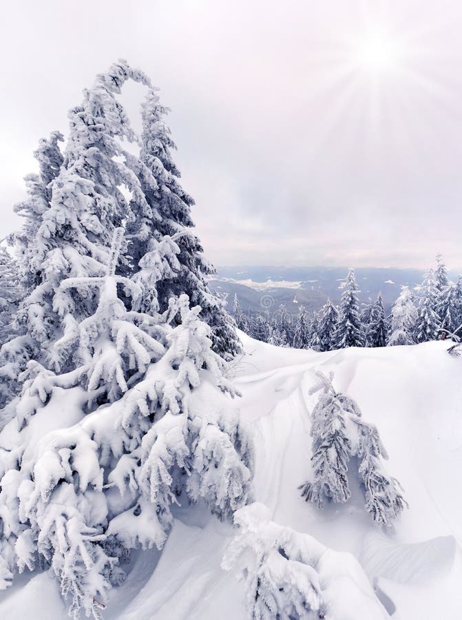 Snowstorm in the mountains stock photo. Image of cloud - 34784138