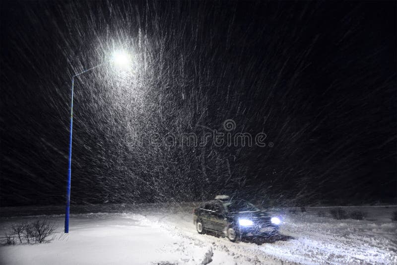 Snowstorm stock image. Image of snowstorm, winter, cold - 37486623