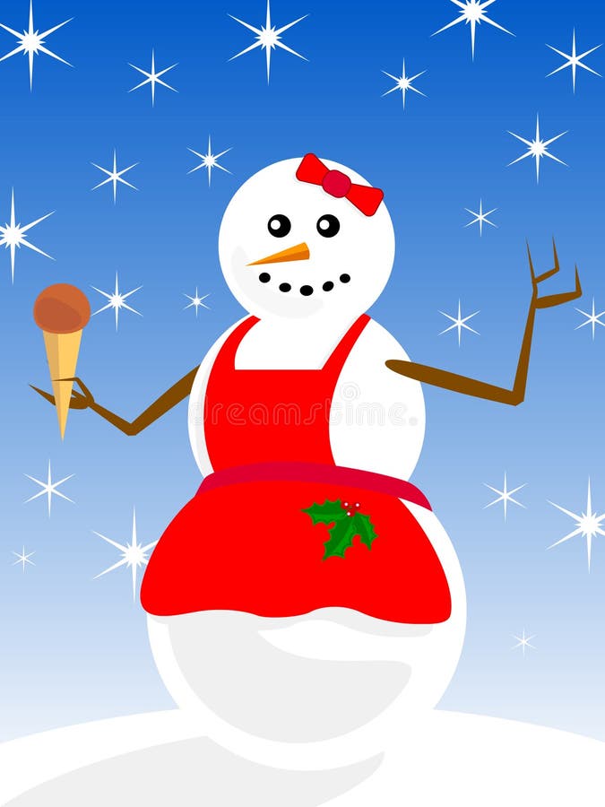 Snowwoman Stock Illustrations – 131 Snowwoman Stock Illustrations ...