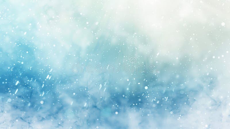A Snowy Abstract Background with a Gentle Snowfall Effect, Featuring ...